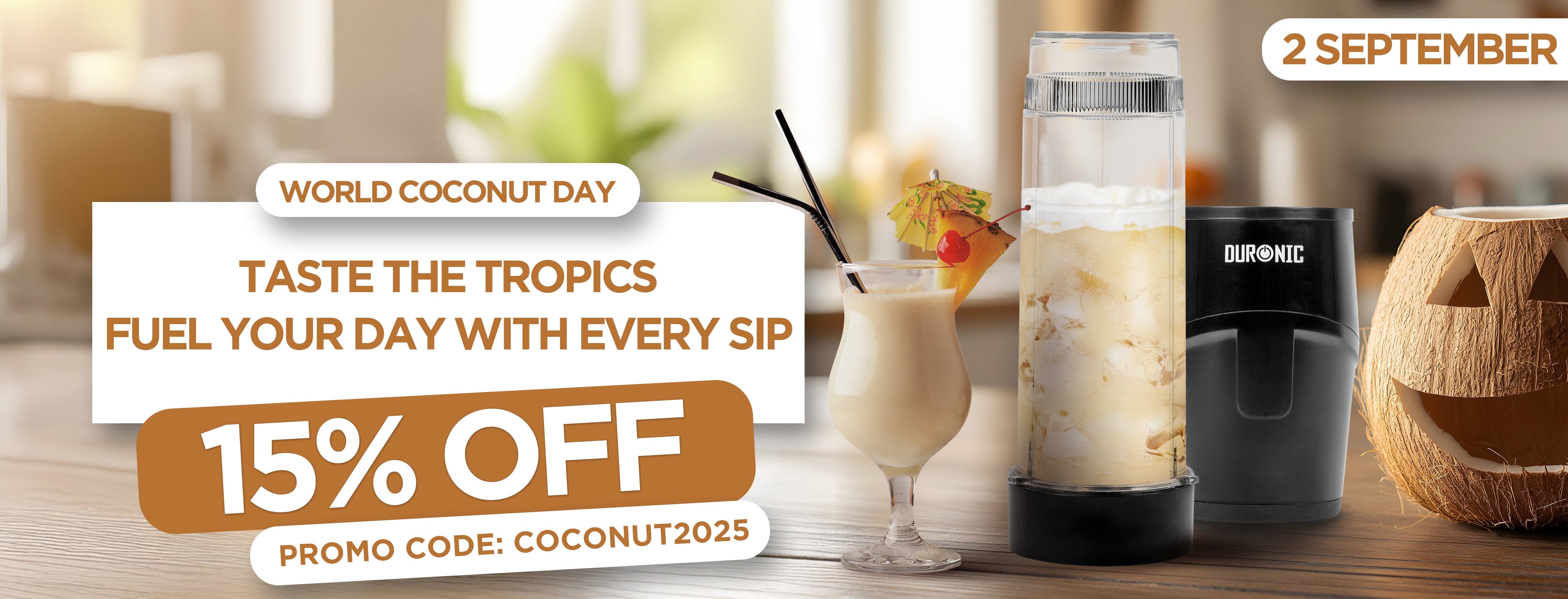WORLD COCONUT DAY 2025 — Duronic
