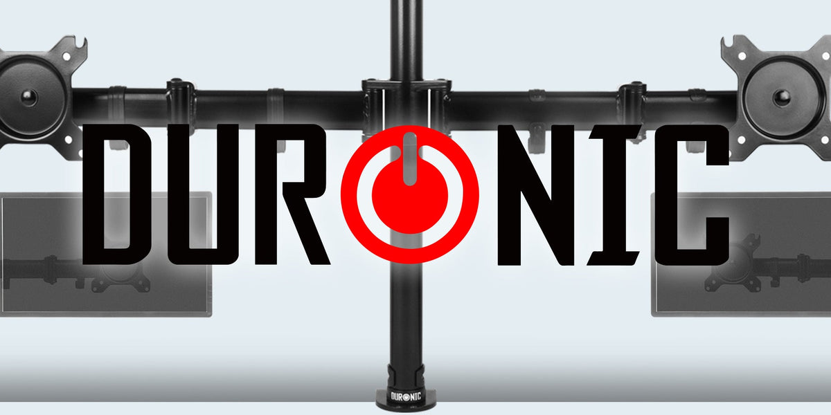 Adjustable Computer Monitor Stands — Tagged "DMT" — Duronic
