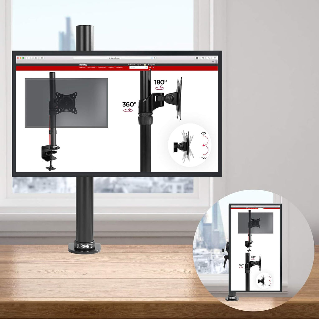 Adjustable Computer Monitor Stands — Duronic