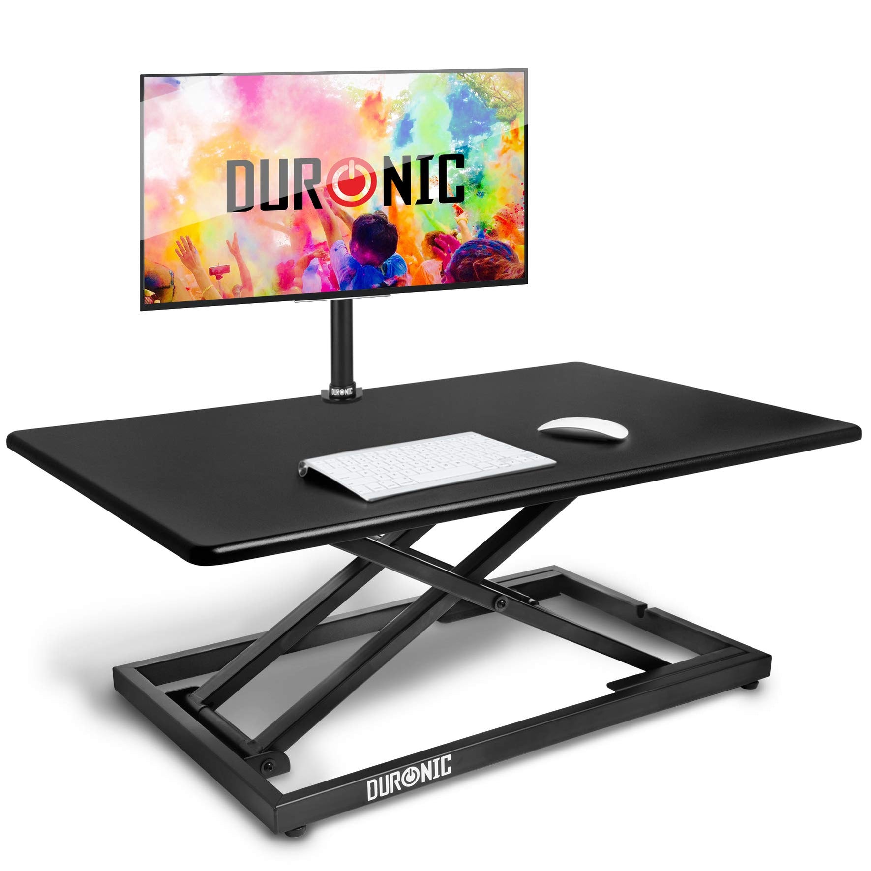 Duronic Sit-Stand Desk DM05D10 | Height Adjustable Office Workstation ...