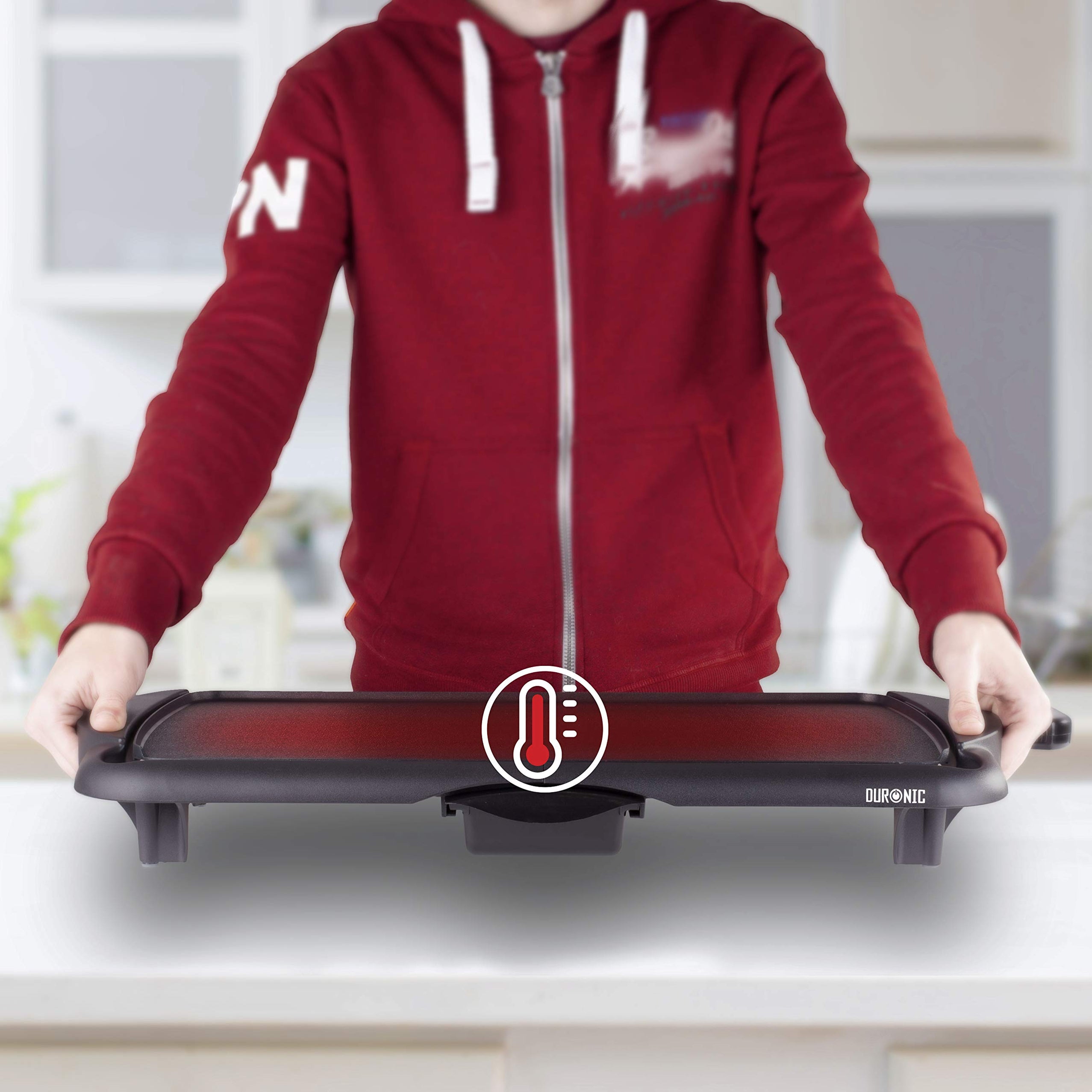 Duronic Electric Griddle GP20 | Non-Stick Teppanyaki Grill Pan | Large ...