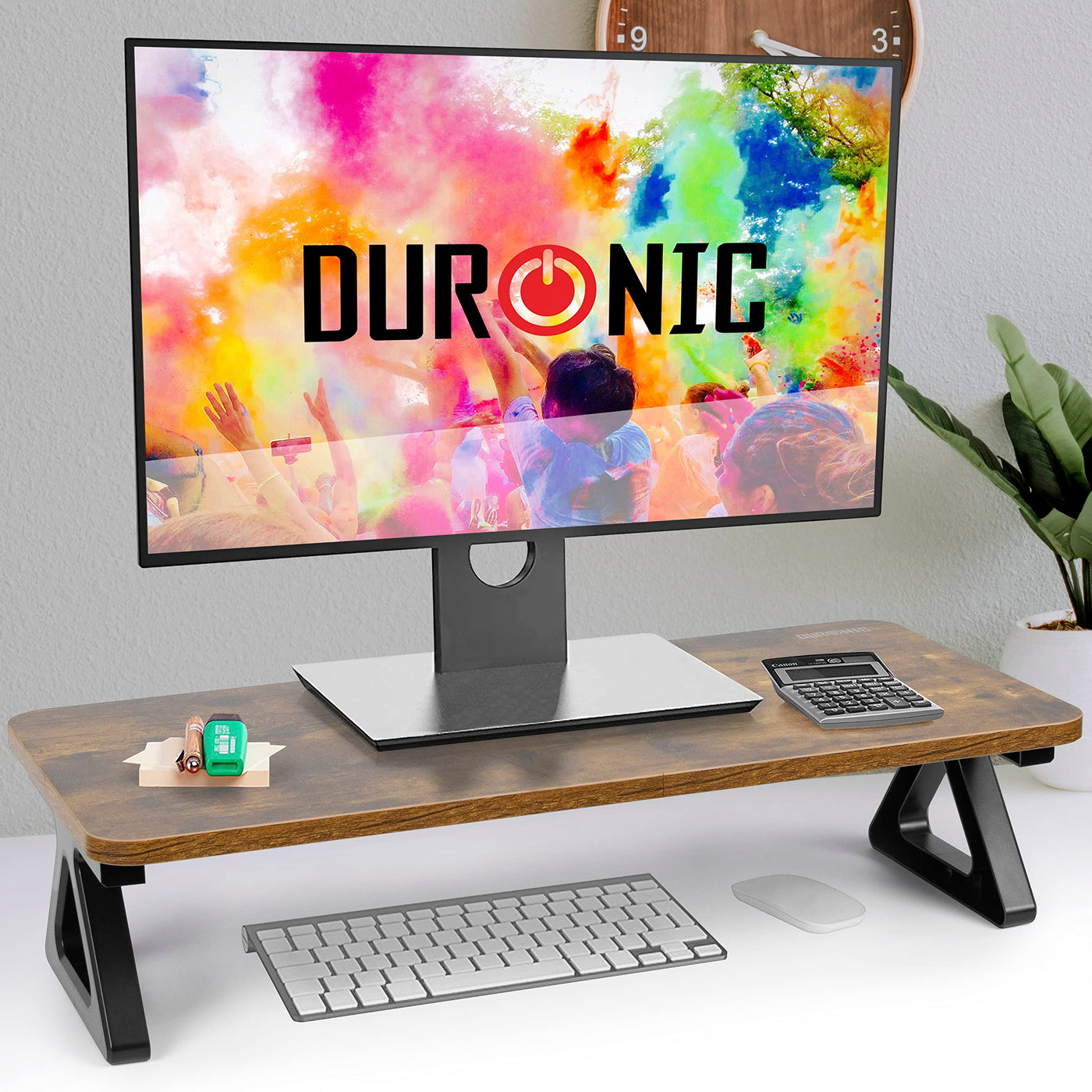 Duronic Monitor Stand Riser DM06-1 AO, Laptop / Screen Stand for Deskt