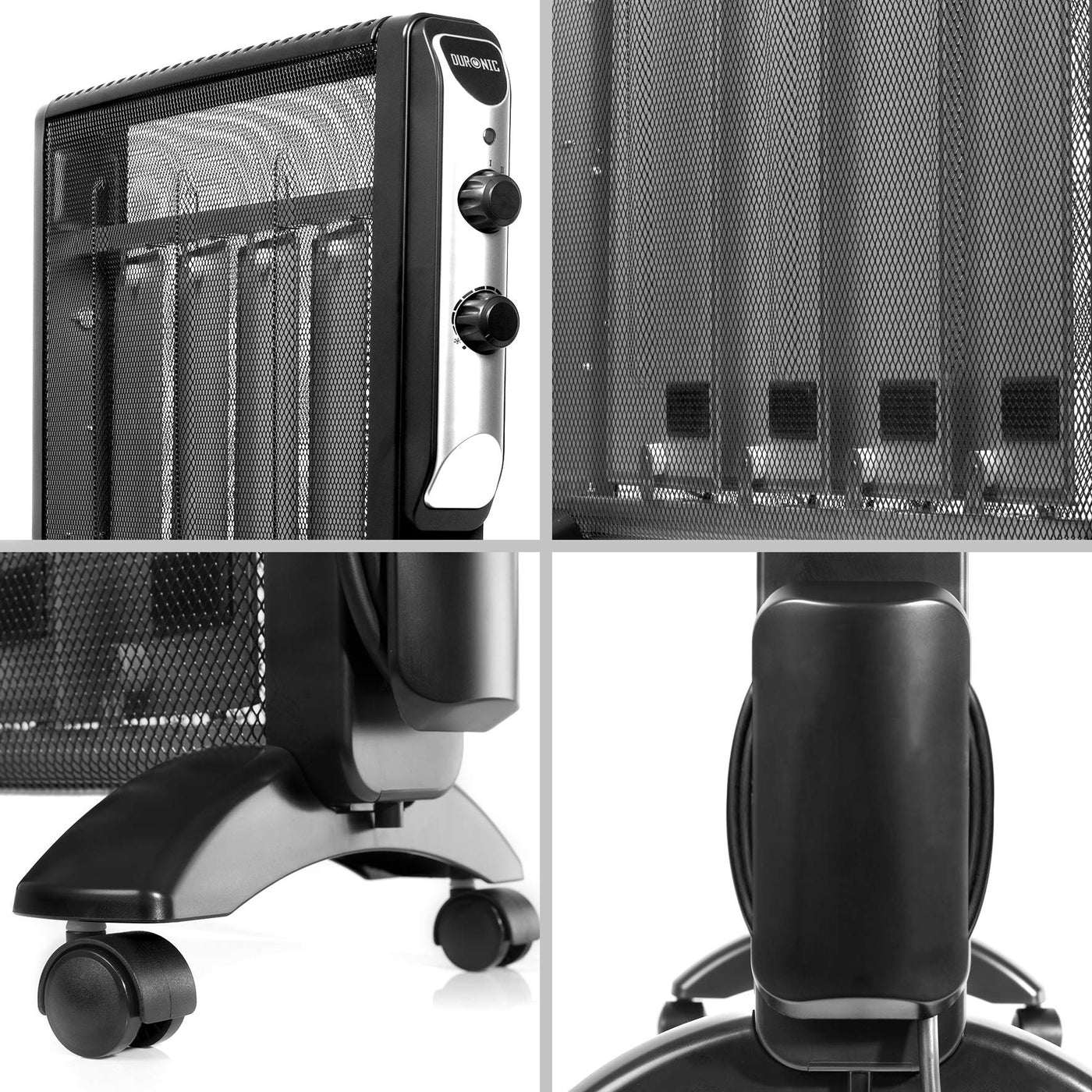 Duronic Electric Heater HV220 BK Oil Free Radiator Convection Heater 2