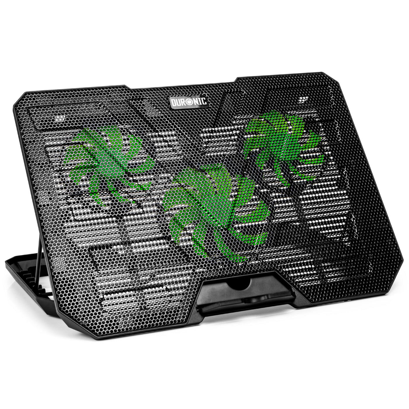 Duronic Laptop Cooling Pad LC3, Ergonomic Cooler Stand for 14"-17.3" L